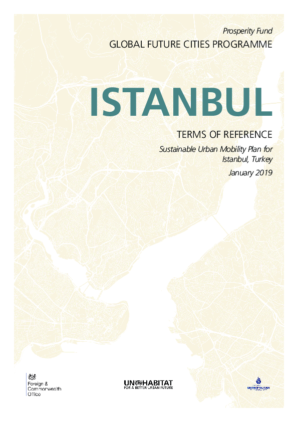(PDF) ToR Sustainable Urban Mobility Plan for Istanbul