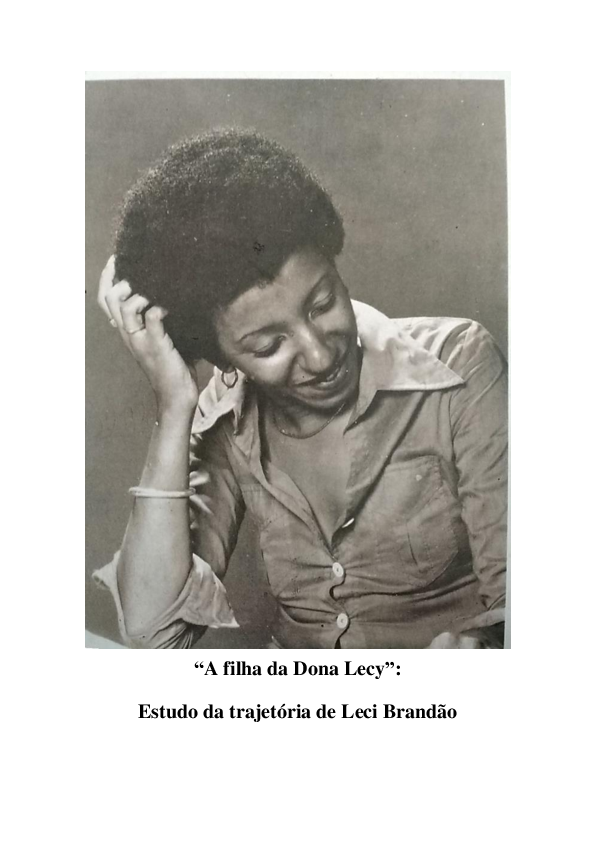 (PDF) \'A filha da Dona Lecy\': estudo da trajetória de Leci Brandão ...