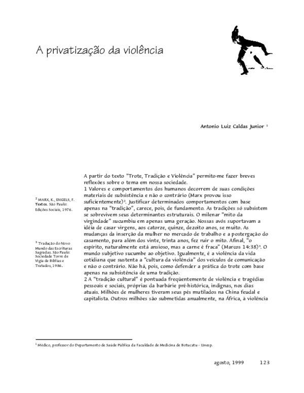 (PDF) A privatização da violência