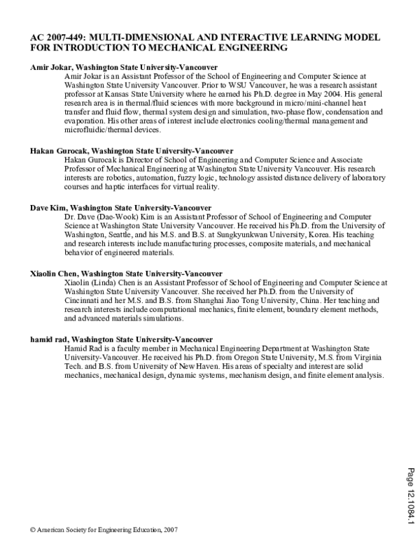 (PDF) Multi Dimensional And Interactive Learning Model For Introduction ...