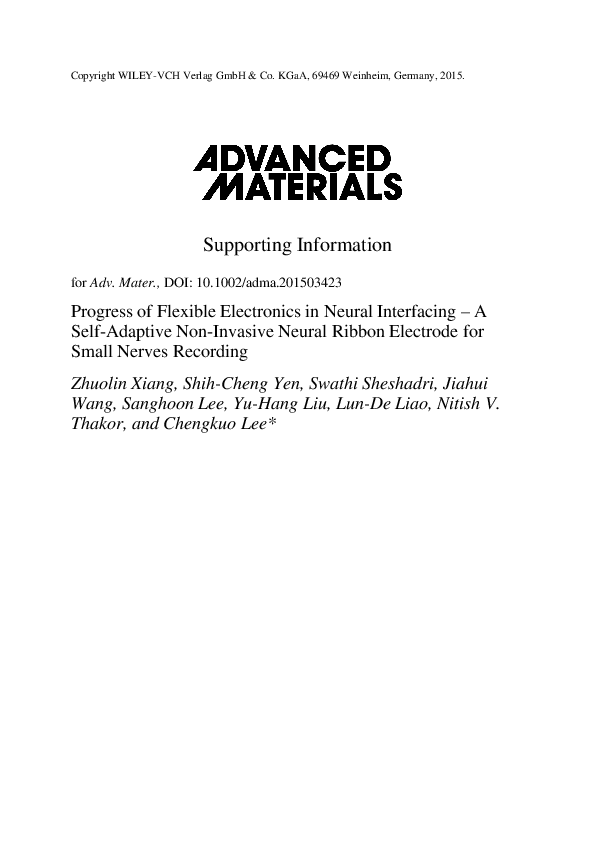(PDF) Progress of Flexible Electronics in Neural Interfacing - A Self-Adaptive Non-Invasive ...