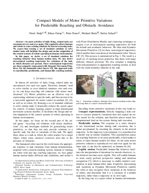 (PDF) Compact models of motor primitive variations for predictable ...
