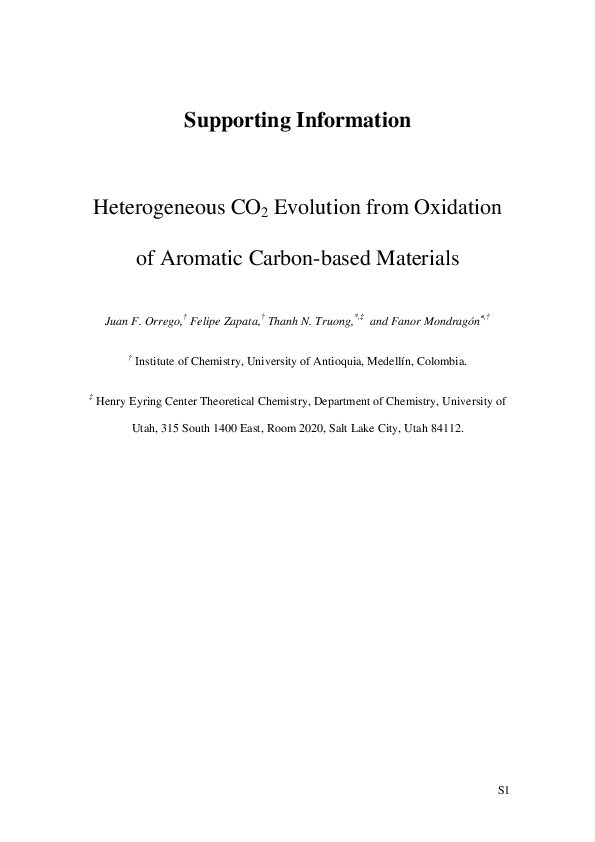 (PDF) CO2 Evolution in Oxidation of Aromatic Carbons