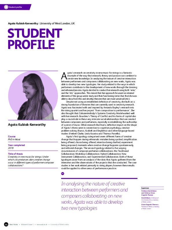 (PDF) Student profile