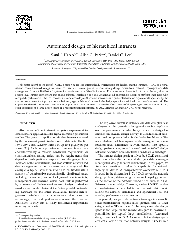 (PDF) Automated design of hierarchical intranets