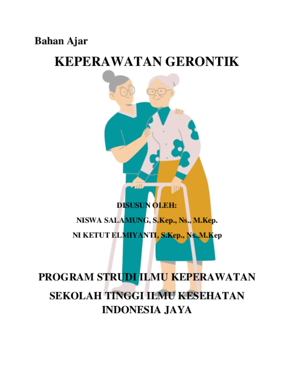 Modul Pembelajaran Keperawatan Gerontik