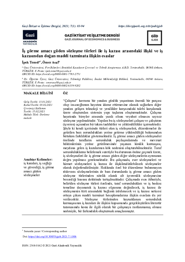 (PDF) Relation between contracts for works and services and work ...