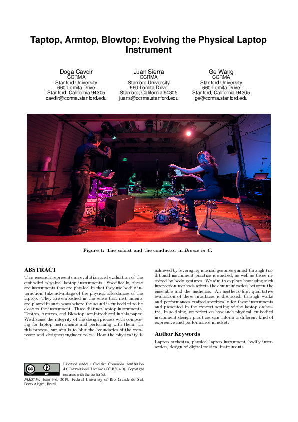 (PDF) Taptop, Armtop, Blowtop: Evolving the Physical Laptop Instrument