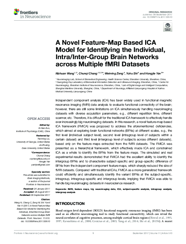 (PDF) A Novel Feature-Map Based ICA Model for Identifying the Individual, Intra/Inter-Group ...