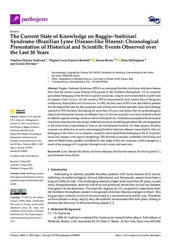 (PDF) The Current State of Knowledge on Baggio–Yoshinari Syndrome ...