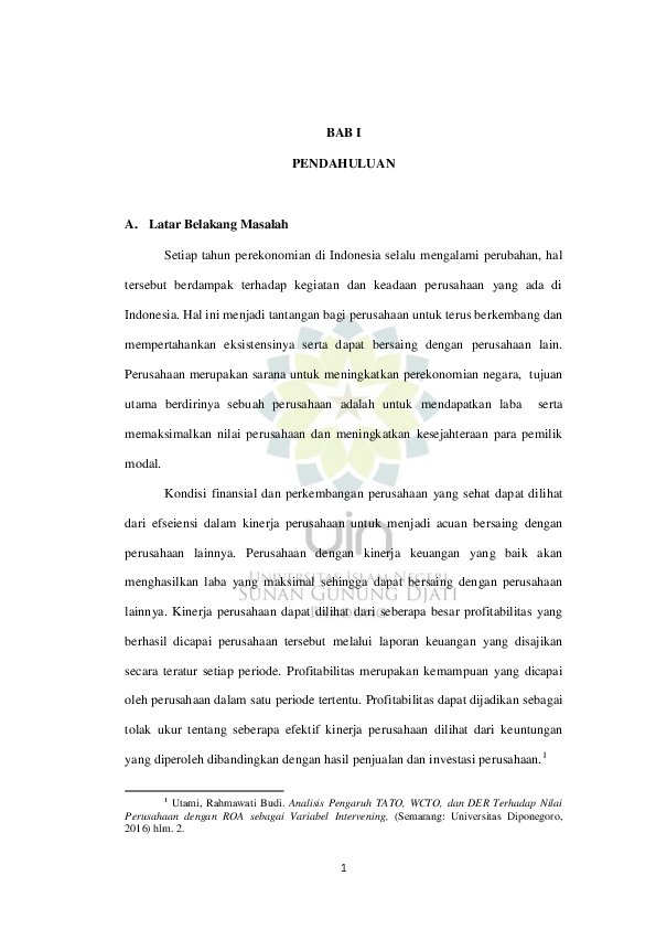 (PDF) Pengaruh Fixed Assets Turnover (FATO) dan Working Capital ...