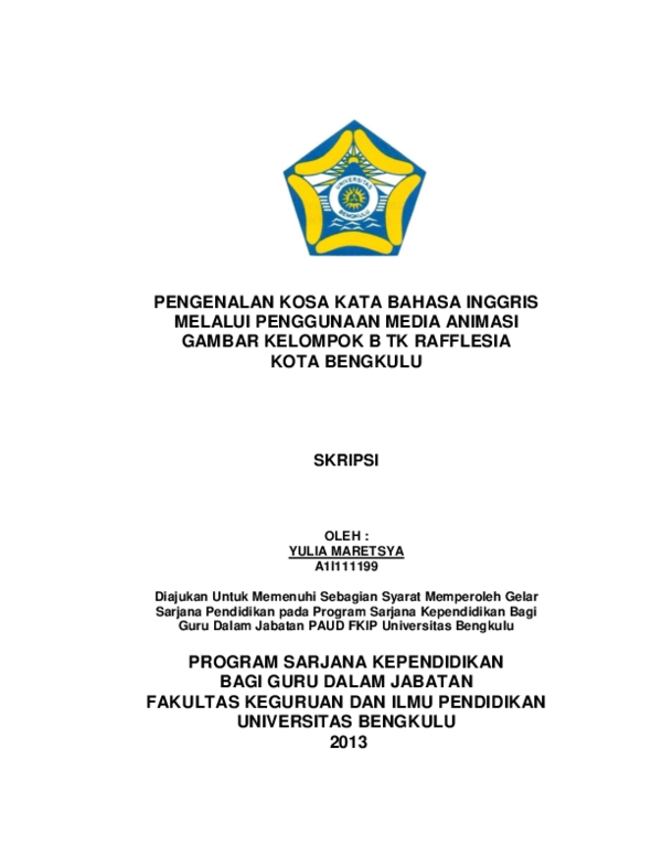 (PDF) Pengenalan Kosa Kata Bahasa Inggris Melalui Penggunaan Media ...