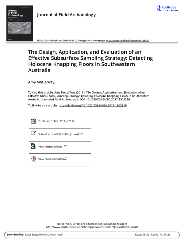 (PDF) The Design, Application and Evaluation of an Effective Subsurface ...
