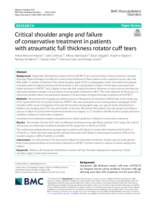 (PDF) Critical shoulder angle and failure of conservative treatment in ...