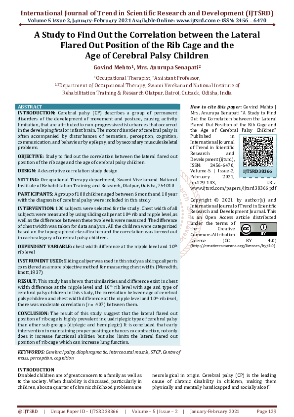 (PDF) A Study to Find Out the Correlation between the Lateral Flared ...