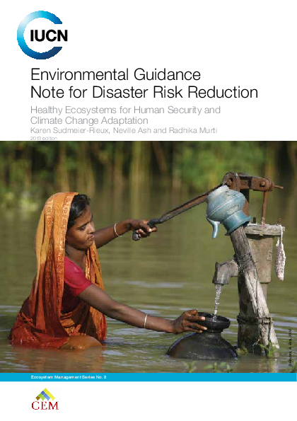 (PDF) Environmental Guidance Note for Disaster Risk Reduction: Healthy ...