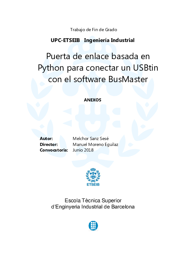 (PDF) Puerta de enlace basada en Python para conectar un USBtin con el ...