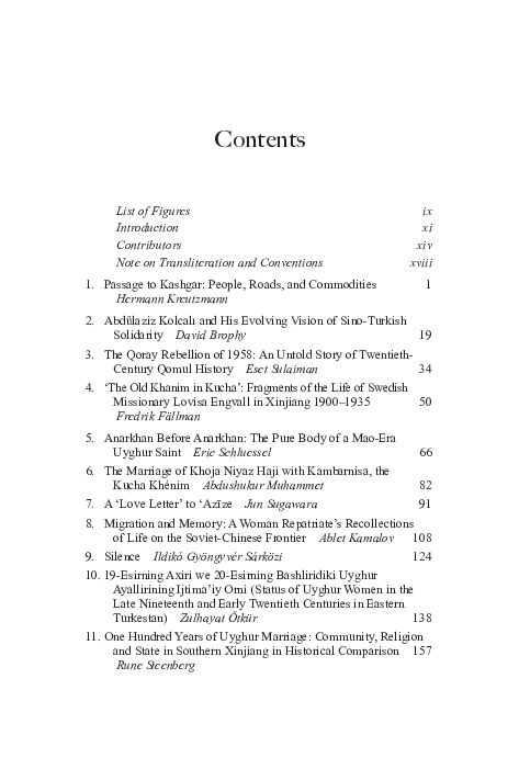 (PDF) Community still Matters: Uyghur Culture and Society in Central ...