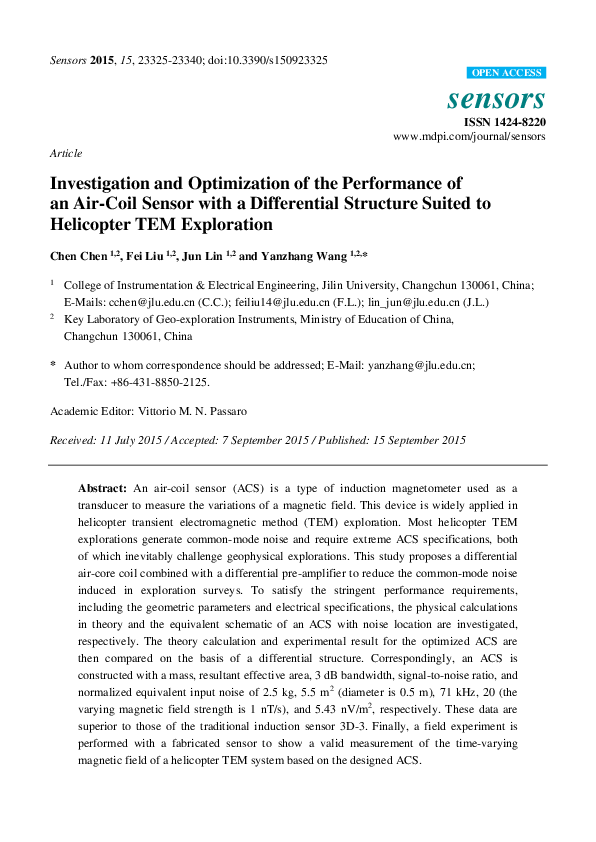 (PDF) Investigation and Optimization of the Performance of an Air-Coil ...