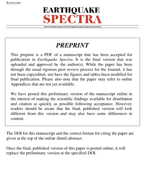 (PDF) A domestic earthquake impact alert protocol based on the combined ...
