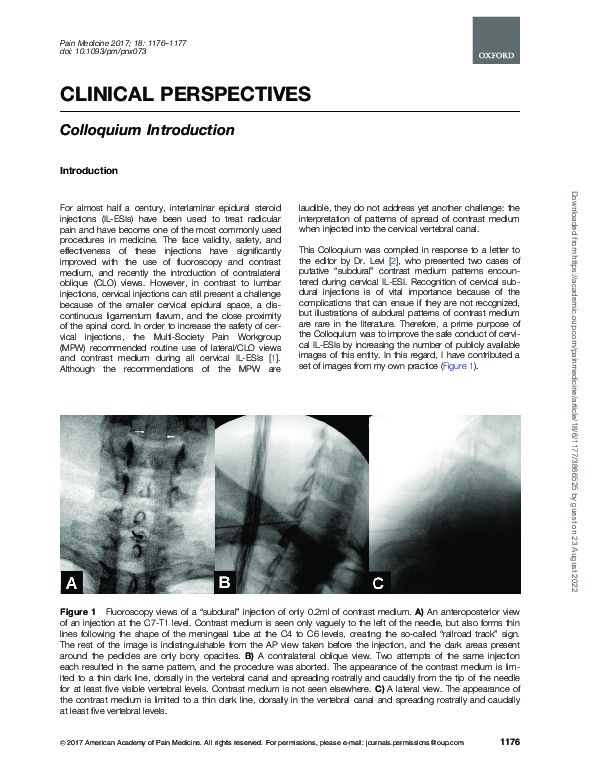 (PDF) Subdural Extra-Arachnoid Flow Pattern Visualized in a ...