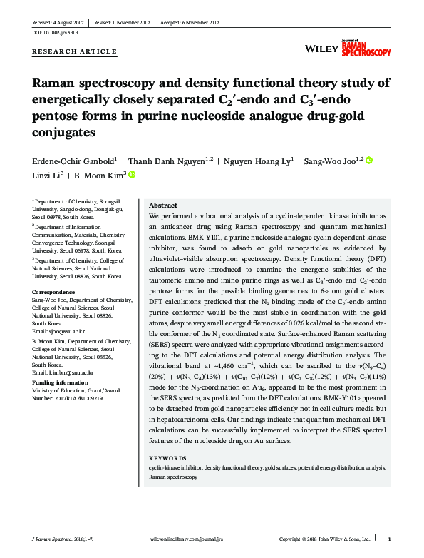 Raman spectroscopy and density functional theory analyses of the melt ...