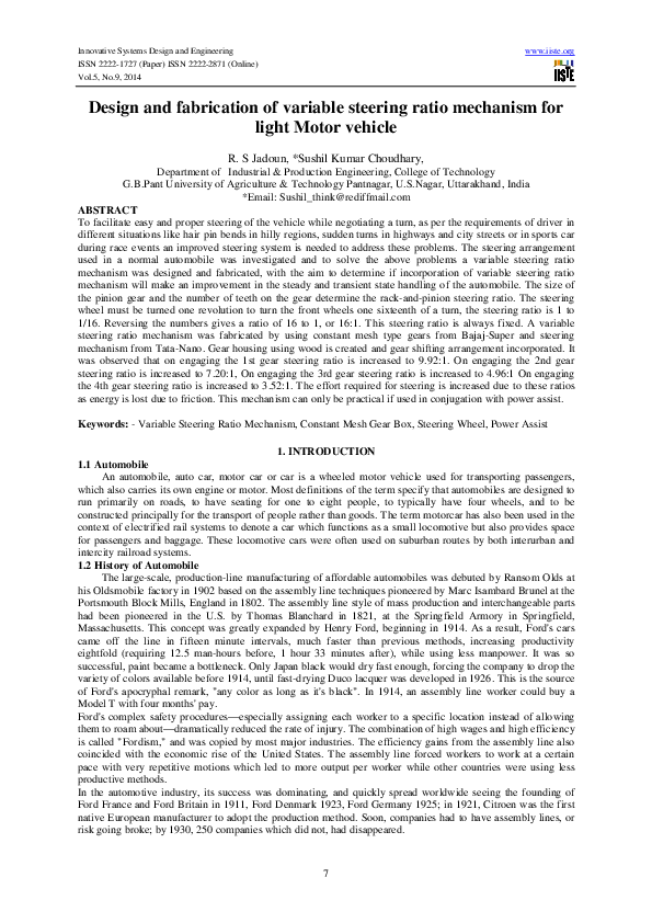 (PDF) light Motor vehicle