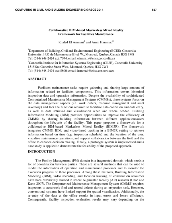(PDF) Collaborative BIM-Based Markerless Mixed Reality Framework for ...