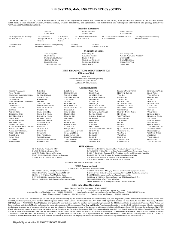 (PDF) IEEE Systems, Man, and Cybernetics Society | Caroline Cao ...