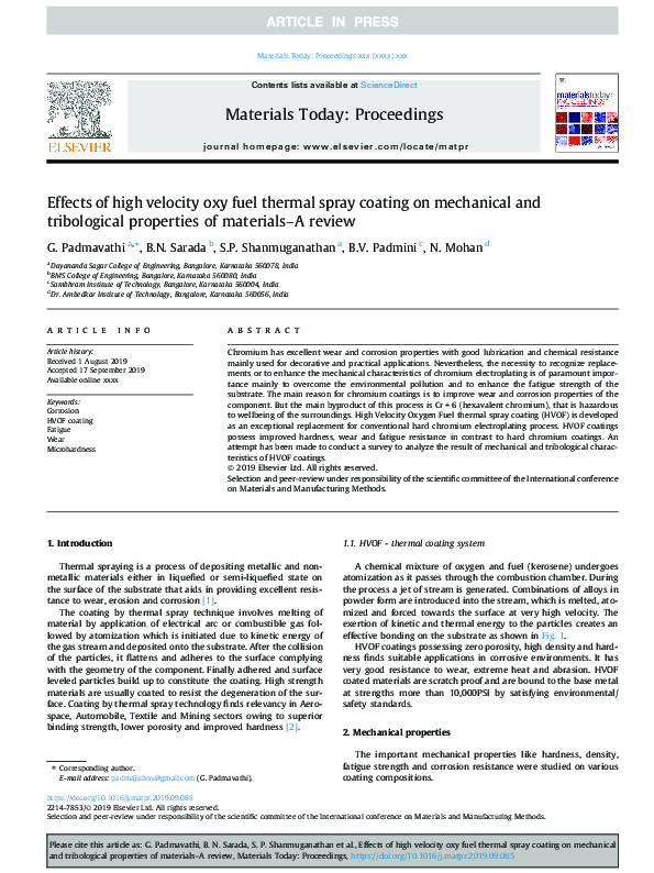 (PDF) Effects of high velocity oxy fuel thermal spray coating on ...