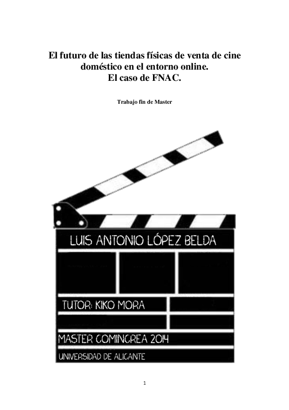(PDF) El futuro de las tiendas físicas de venta de cine doméstico en el ...