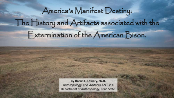 (PDF) Americas Manifest Destiny The Buffalo Slaughter
