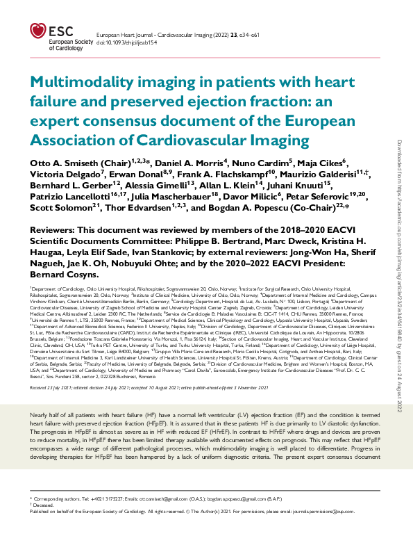 (PDF) Multimodality imaging in patients with heart failure and ...