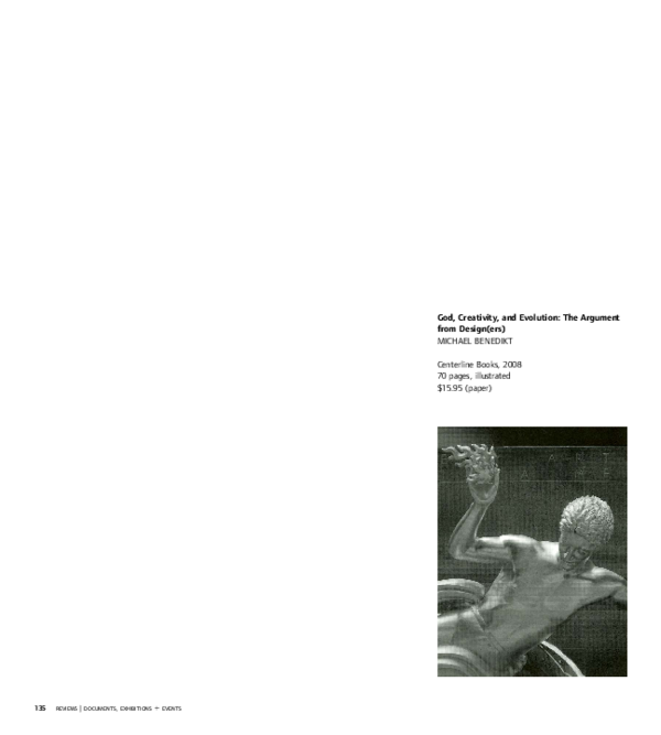 (PDF) God, Creativity, and Evolution: The Argument from Design(ers ...