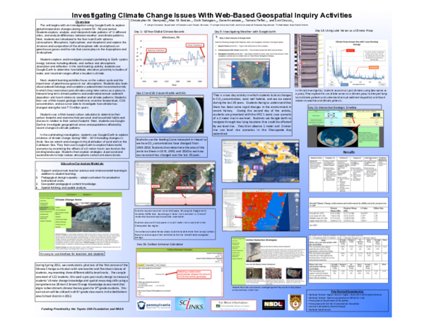 (PDF) Investigating Climate Change Issues With Web-Based Geospatial ...