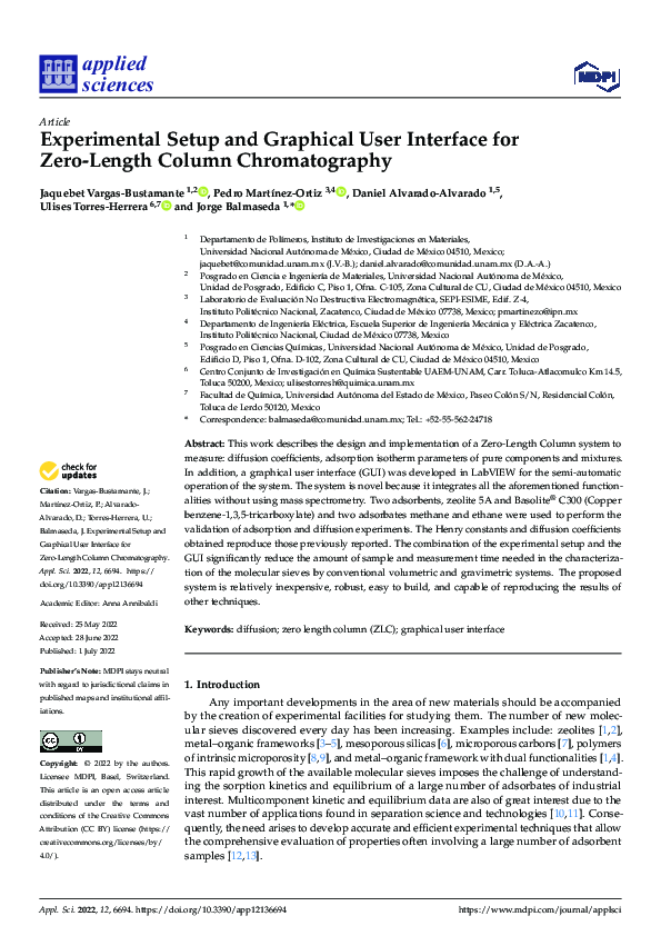 (PDF) Experimental Setup and Graphical User Interface for Zero-Length ...