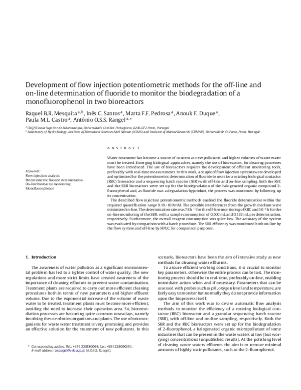 Development Of Flow Injection Potentiometric Methods For The Off Line And On Line Determination