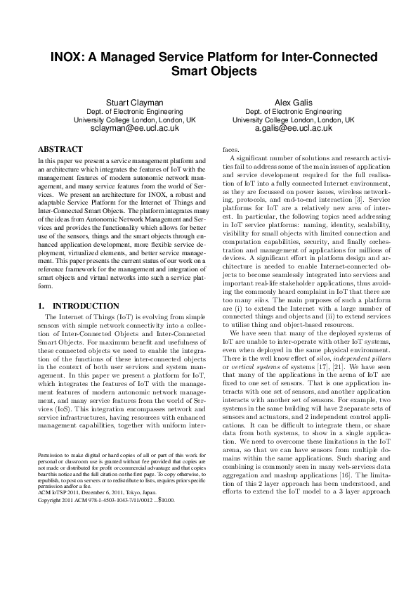 (PDF) Inox | Alex Galis - Academia.edu