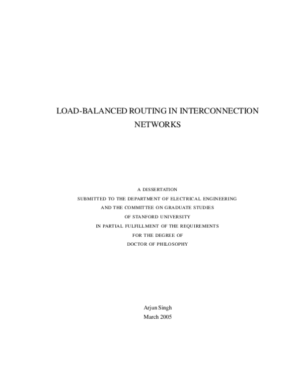 (PDF) Balanced routing | mohamed gouda - Academia.edu