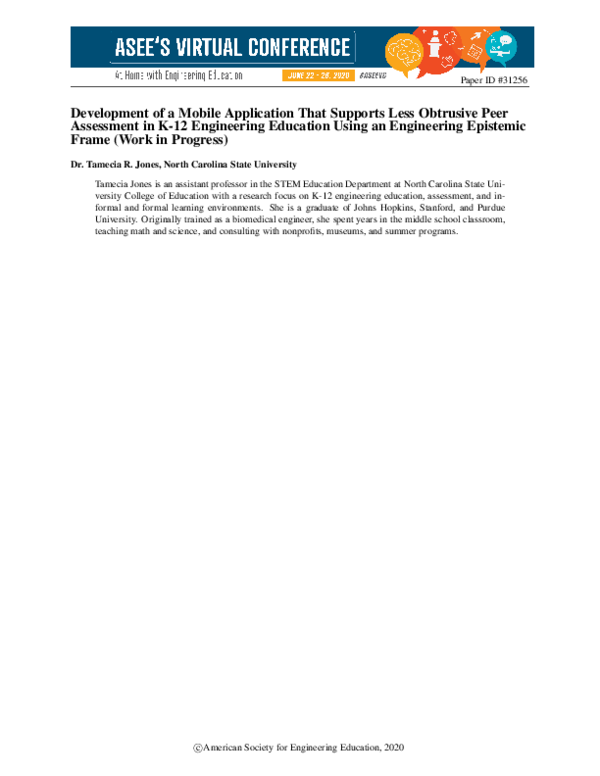 (PDF) Development of a Mobile Application That Supports Less Obtrusive ...