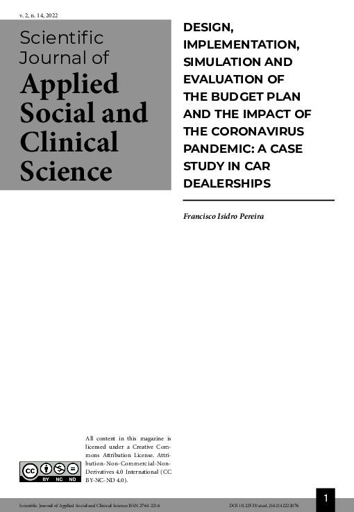 (PDF) Design, implementation, simulation and evaluation of the budget plan and the impact of the ...