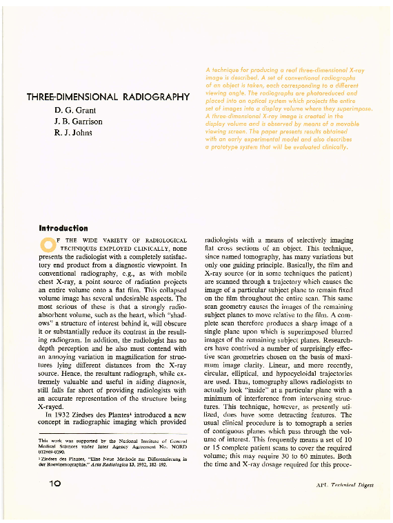 (PDF) Three dimensional radiography | Ethan Abraham - Academia.edu (PDF) Three dimensional radiography | Ethan Abraham - Academia.edu