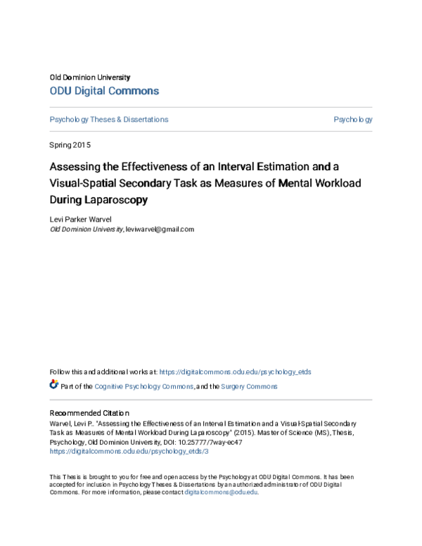 (PDF) Assessing the Effectiveness of an Interval Estimation and a ...