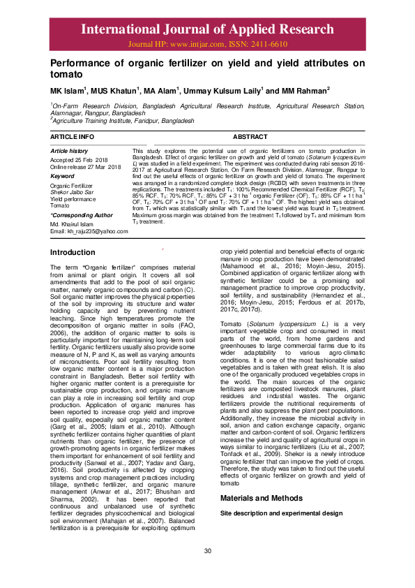 (PDF) International Journal of Applied Research