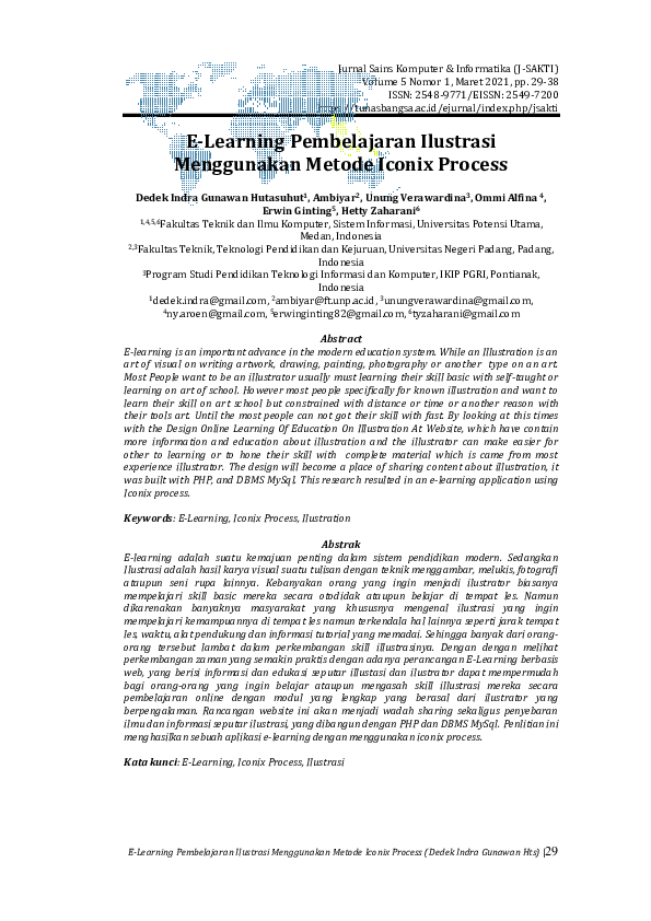 (PDF) E-Learning Pembelajaran Ilustrasi Menggunakan Metode Iconix Process