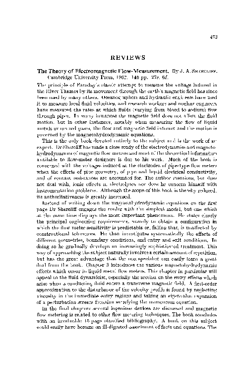 (PDF) Introduction to Plasma Physics . By W. B. T HOMPSON . Pergamon ...