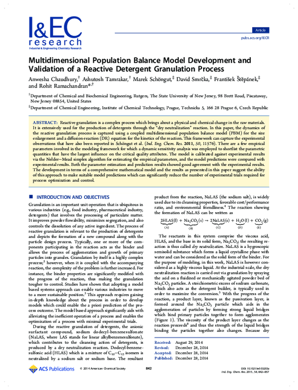 (PDF) Multi-dimensional population balance model development and validation for a twin screw ...