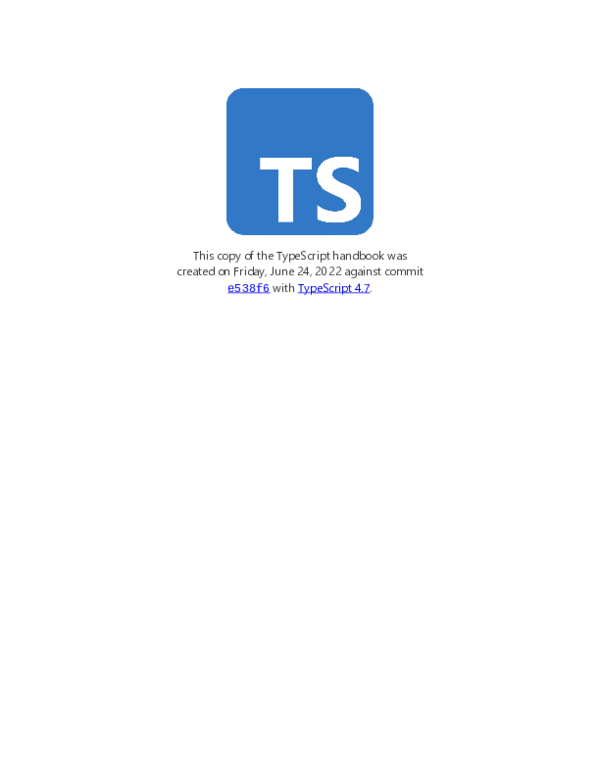 (PDF) Typescript-handbook