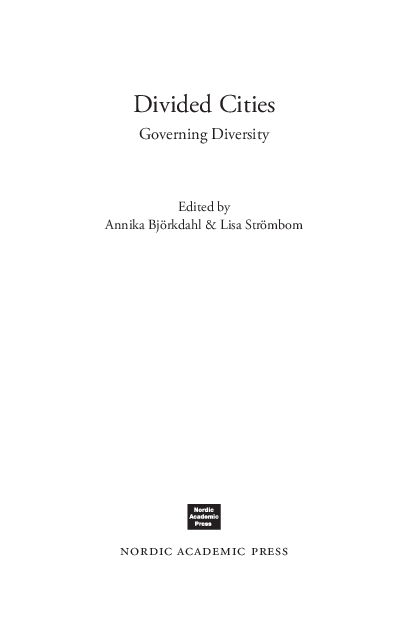 (PDF) Divided cities: governing diversity