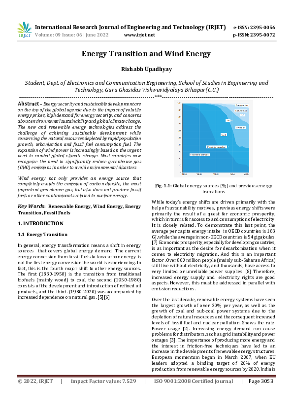 (PDF) Energy Transition and Wind Energy